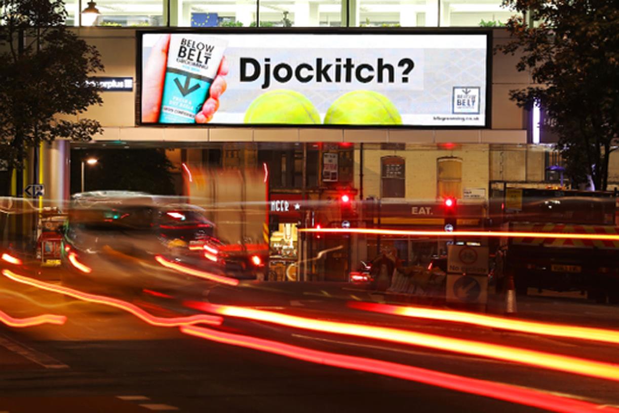 Jonathan Durden's 'Djockitch' ad leads Wimbledon ad poll