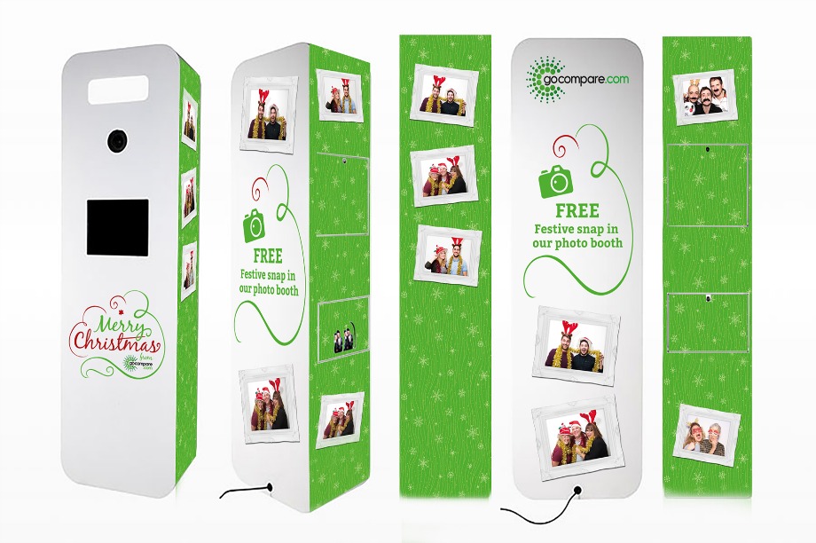 Gocompare.com brings festive photobooth to Ideal Home Show