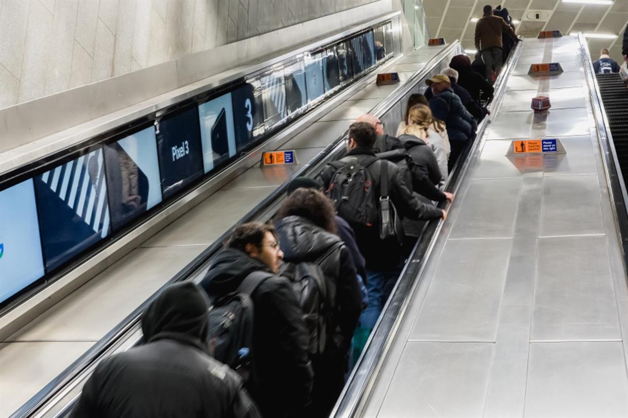 Google and Netflix among first brands to feature on new Tube escalator ...