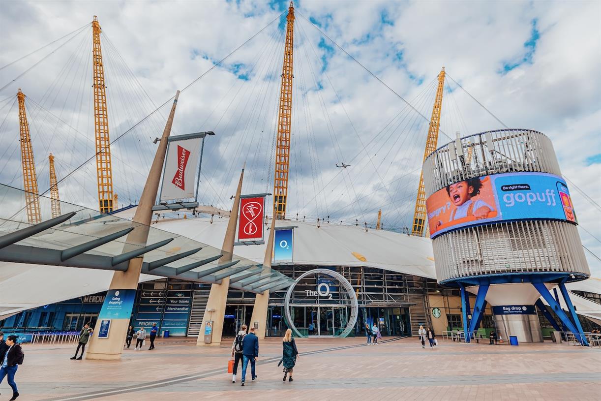 O2 Arena names delivery brand Gopuff as sponsor