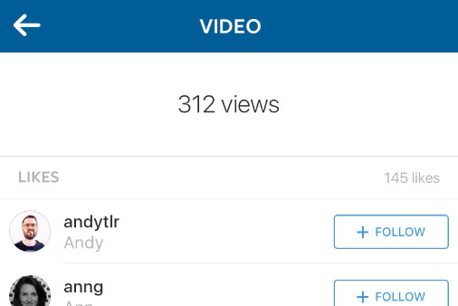 Instagram to demo video view count feature