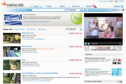 Perform strikes Metacafe ad deal