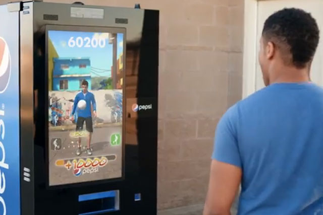 Pepsi Max lets football wannabes play for drinks with interactive ...
