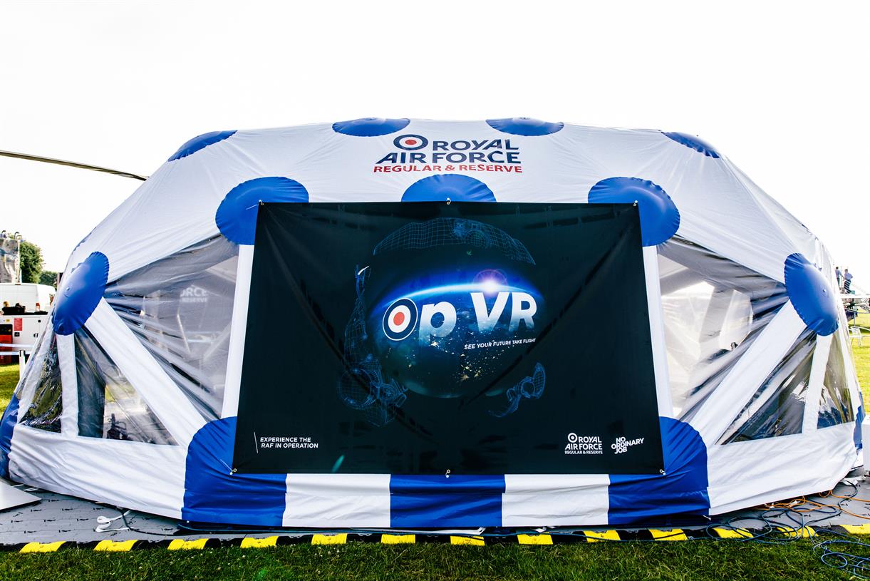 Why the RAF created a large-scale VR experience
