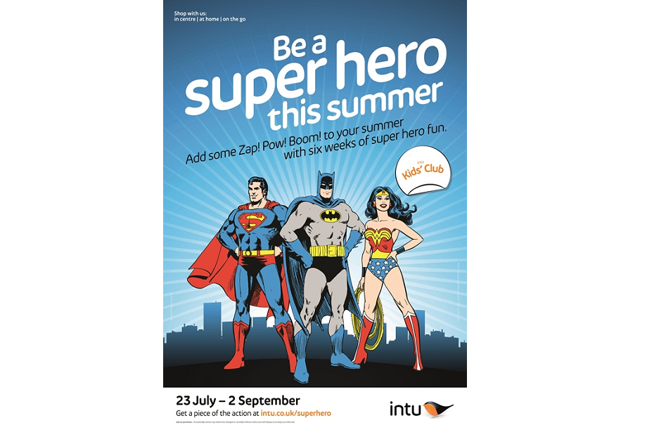 DC superheroes to take over intu shopping centres