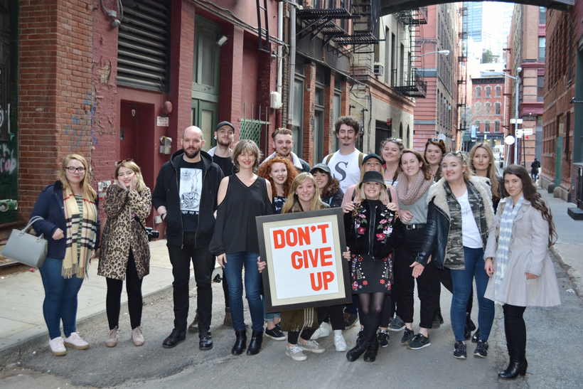 An Englishman (and 17 ad students) in New York