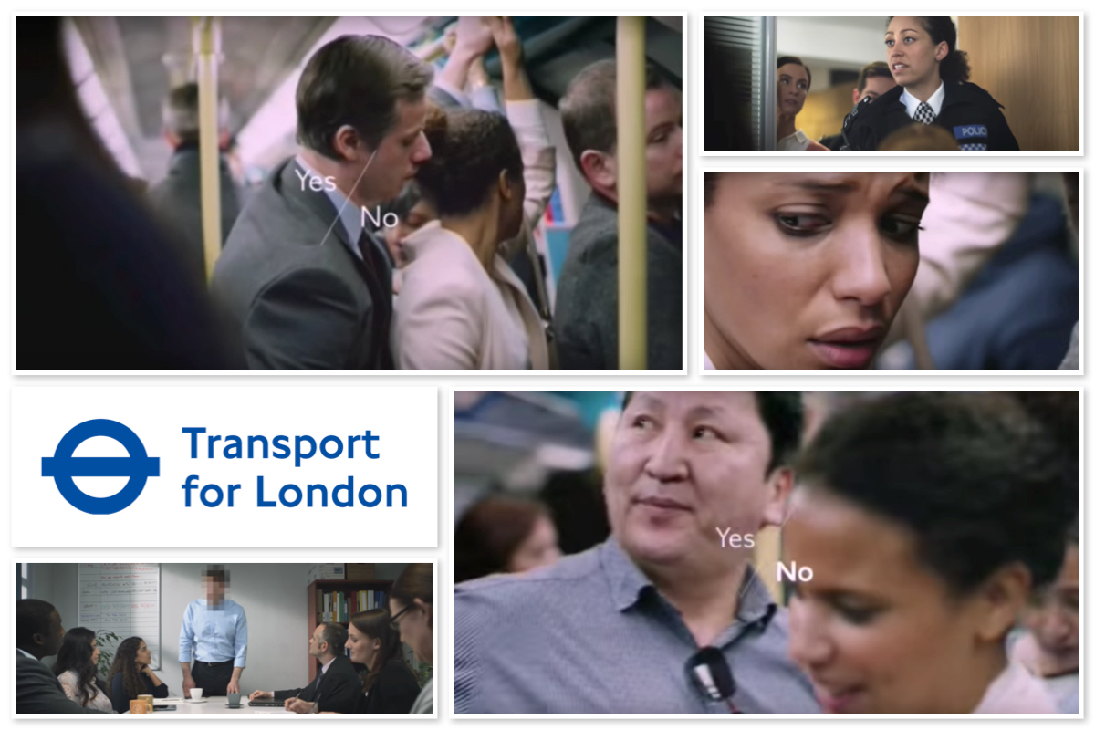 Inside The TfL Campaign To Tackle Unwanted Sexual Behaviour On Public Inside The TfL Campaign To Tackle Unwanted Sexual Behaviour On Public
