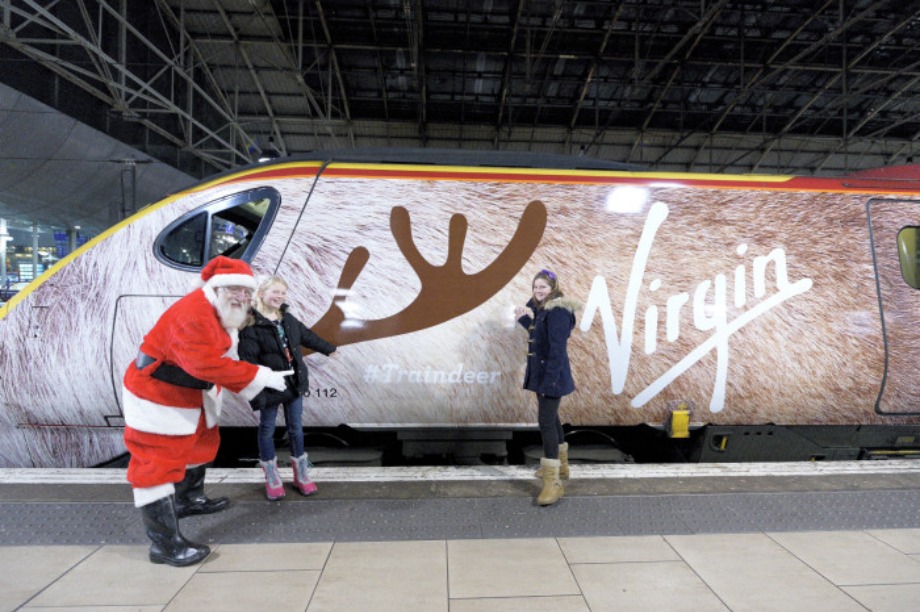 Event TV: Virgin Trains unwraps Traindeer in Manchester