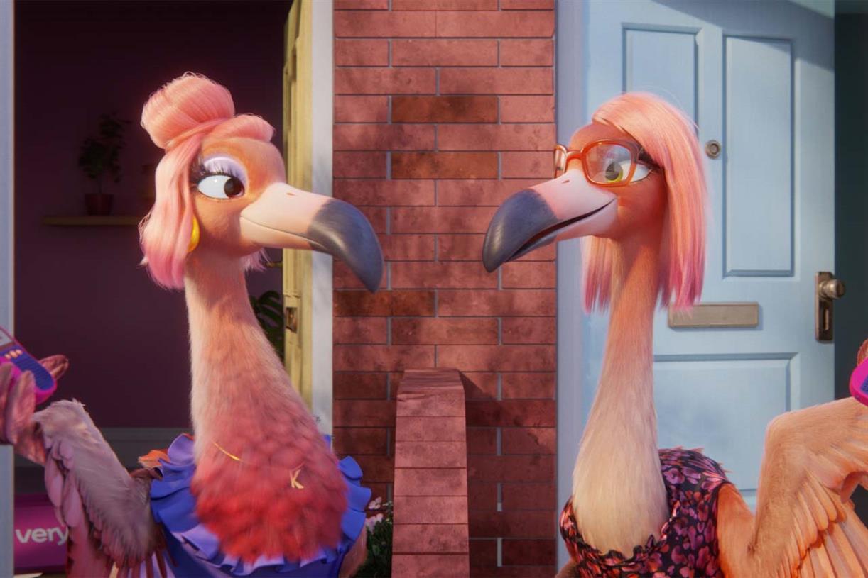 Very ad sees flamingos on a mission to get kids to school