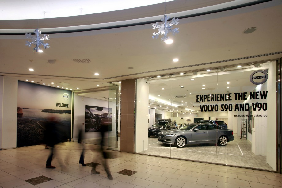 Volvo unveil pop-up stores in two UK shopping centres