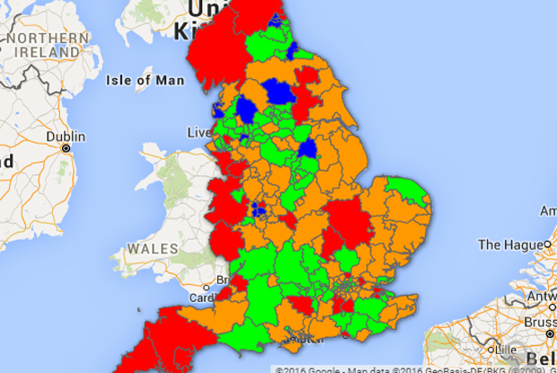 Map: What is your CCG's overall performance rating? | GPonline
