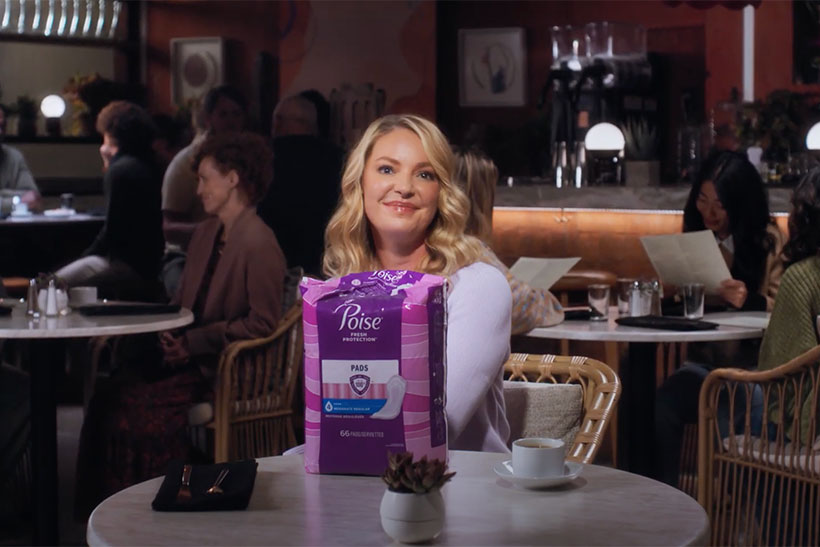 Katherine Heigl handles unfiltered anatomy talk with Poise | Campaign US