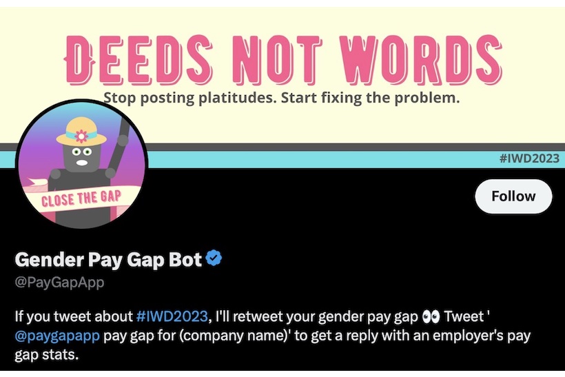The return of the Gender Pay Gap Bot