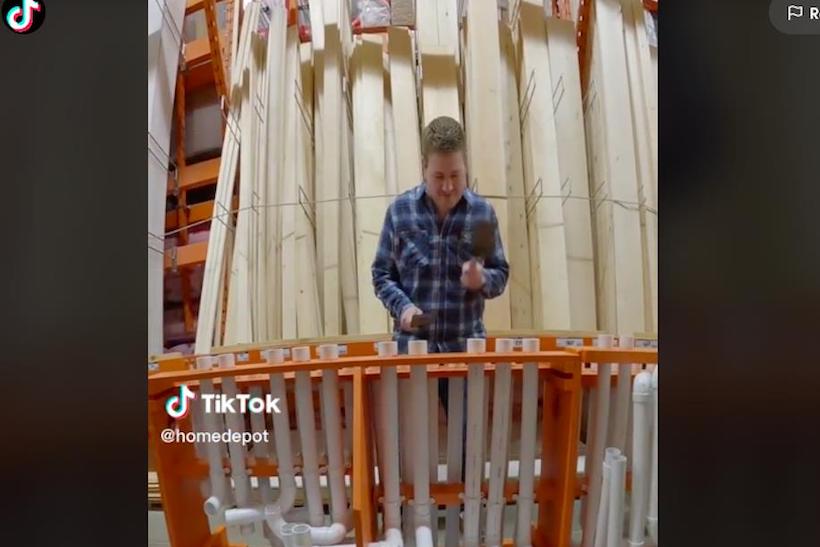 Music influencer Joe Porter helps The Home Depot recreate its iconic ...