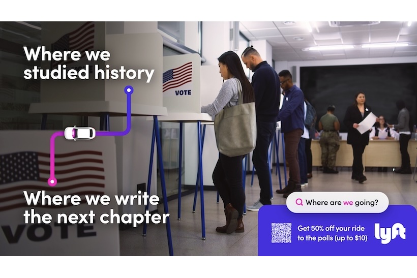 Lyft aims to add 500,000 new voters to the rolls by 2028 | Campaign US