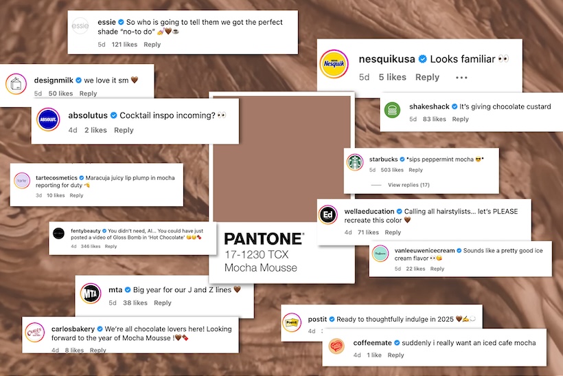 Mocha mousse: A multisensory color that gets brands closer to people