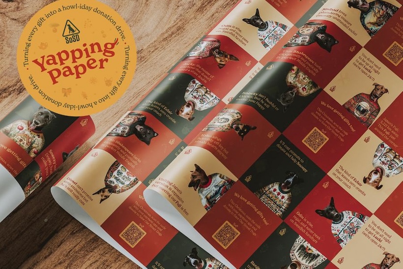 'Yapping Paper' turns Christmas gifts into a cause for paws | Campaign US