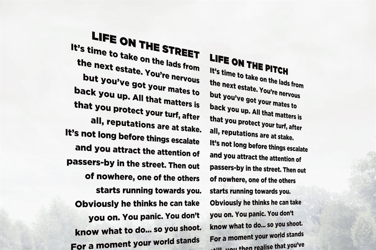 The Sported Foundation "cross the line" by DraftFCB