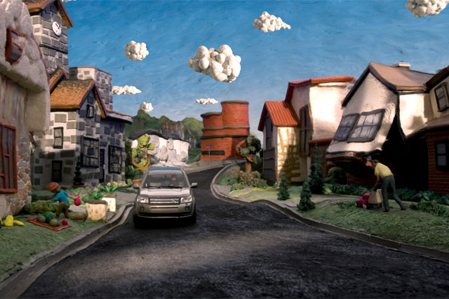 Land Rover 'claynation' by RKCR/Y&R