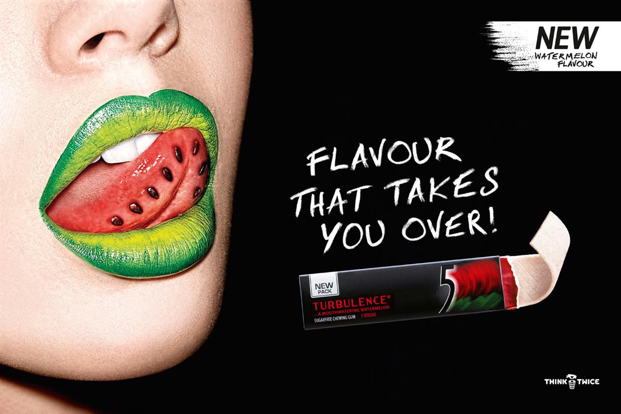 5 Gum "taste intense" by Billington Cartmell | Campaign US
