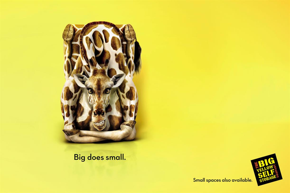 The Big Yellow Self Storage Company "big does small" by CHI & Partners