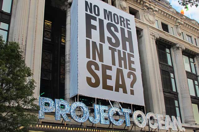 Selfridges 'project ocean' by 18 Feet & Rising