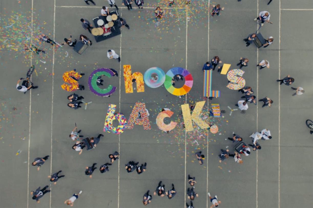Channel 4 “School’s back” by 4Creative