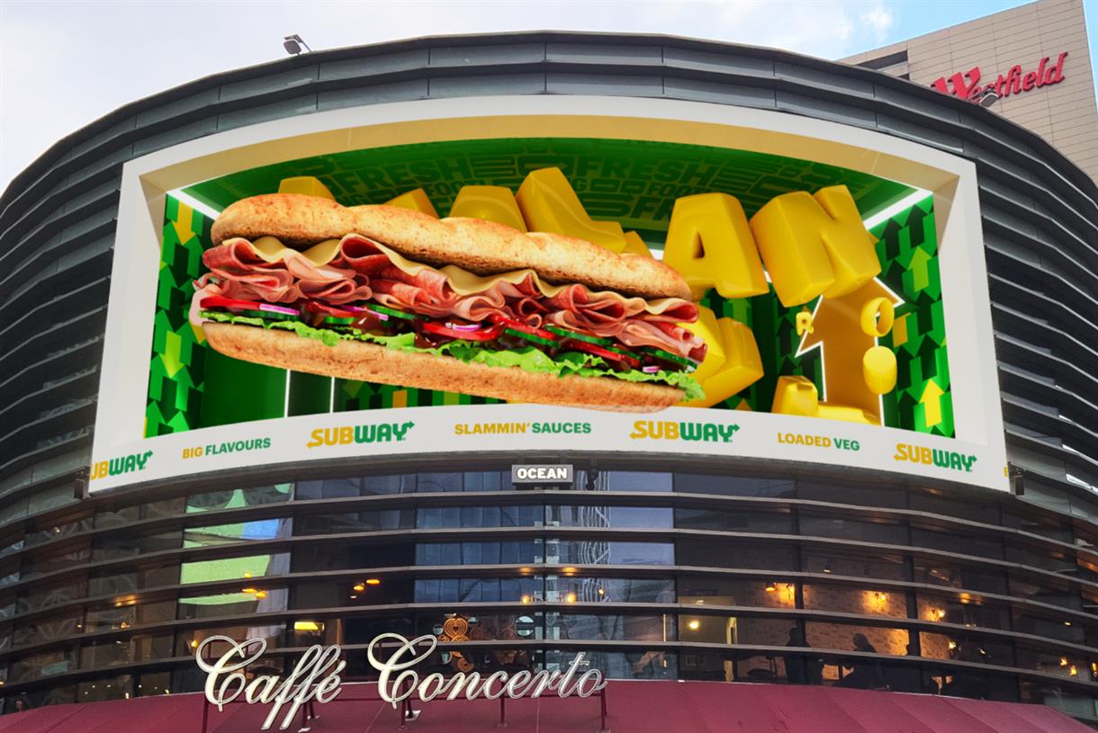 Subway "Go big go Subway" by Above & Beyond