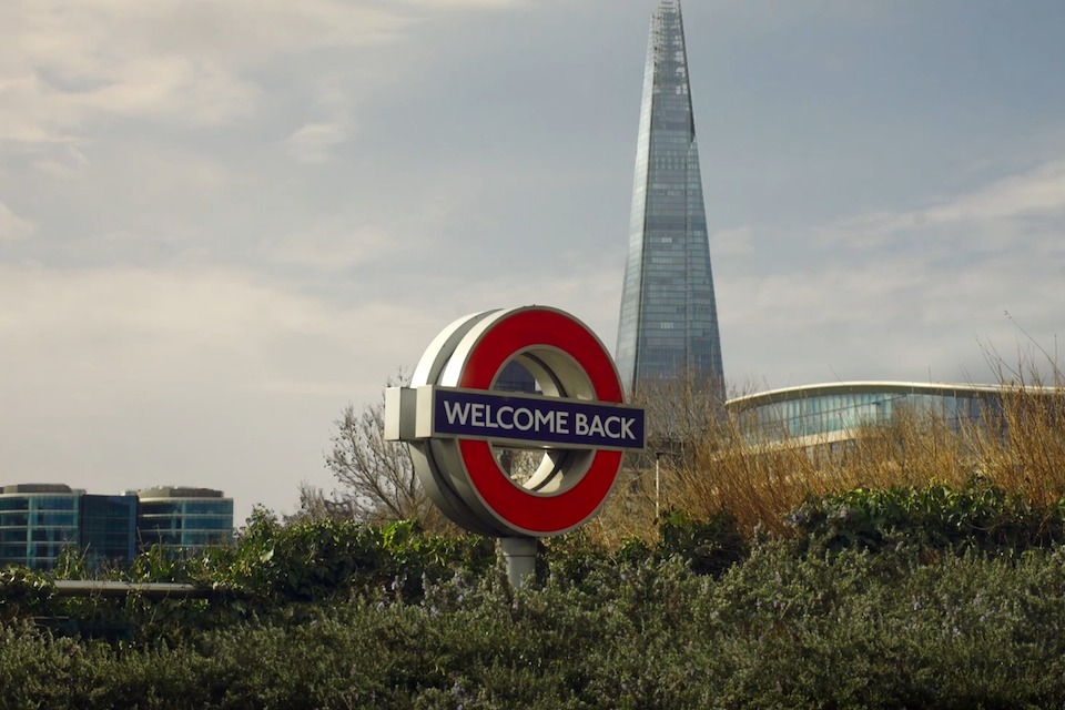 TfL "Welcome back. Tube it. Bus it. Train it" by VCCP