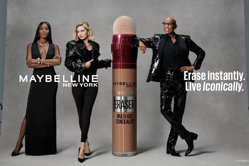 Watch: Naomi Campbell, Gigi Hadid and RuPaul star in documentary-style campaign for Maybelline ...