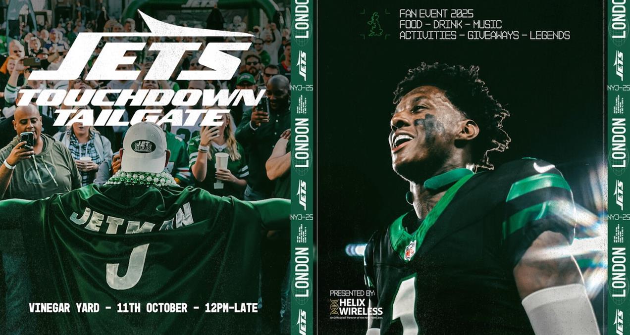 New York Jets bring American football to London with ‘touchdown ...