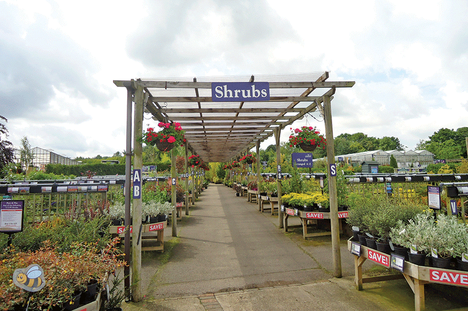 Coolings garden centre store