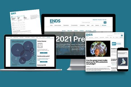 By registering with ENDS Report you'll get an additional piece of ...