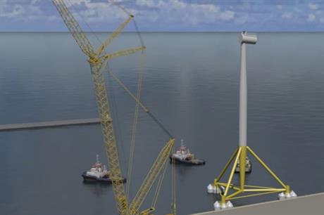 Stiesdal's TetraSpar set for demonstration | Windpower Monthly