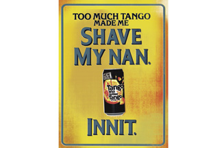 Tango breaks humorous ad campaign for 'Tango With Added Tango' variant
