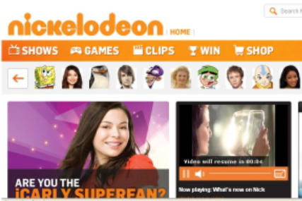 Revamped Nickelodeon website offers more commercial opportunities