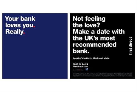First Direct ads parody high-street banking rivals