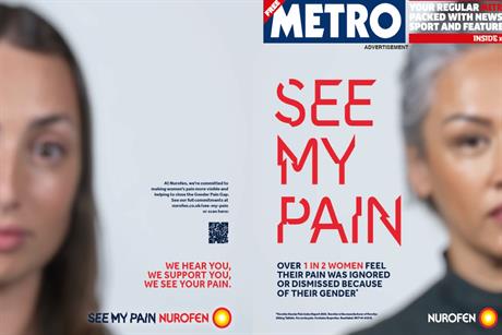 Nurofen acknowledges gender pain gap with new purpose-led brand platform