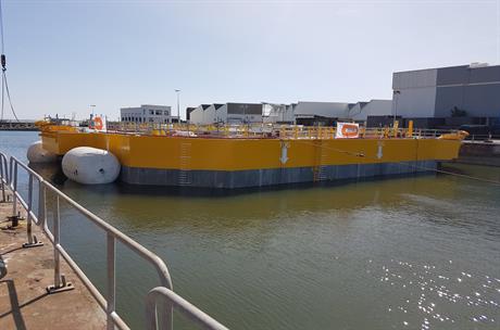 Ideol launches first floating foundation | Windpower Monthly