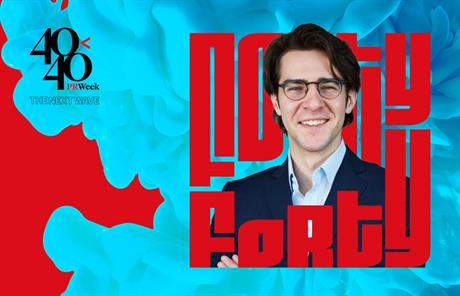 PRWeek 40 Under 40 2025 — Aidan Ryan, We. Communications | PR Week