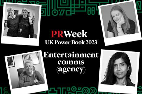 PRWeek UK Power Book 2023: Top 10 in entertainment comms (agency) | PR Week