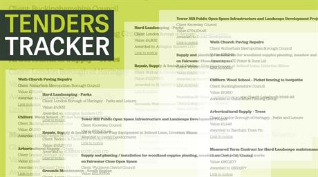 Tenders for horticultural work | Horticulture Week