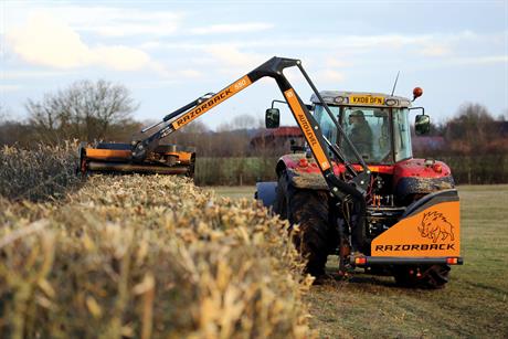 Choosing your kit: Tractor-mounted equipment for cutting hedges | HortWeek