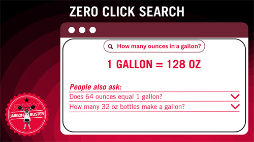 A zero-click search is when…