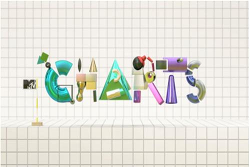 MTV 'charts idents' by Zeitguised