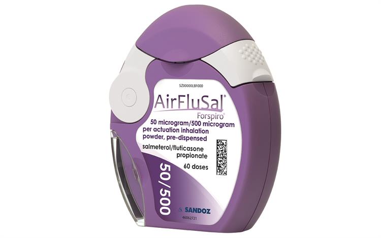 New salmeterol/fluticasone dry powder inhaler for COPD | MIMS online