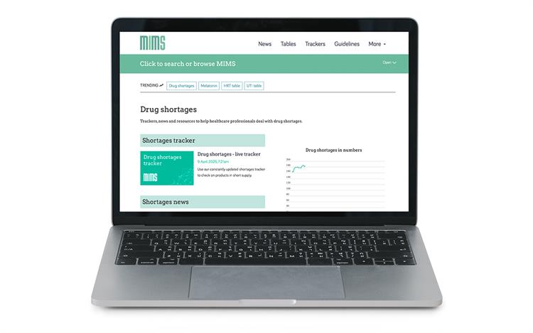 Have you seen the MIMS drug shortages dashboard? | MIMS online