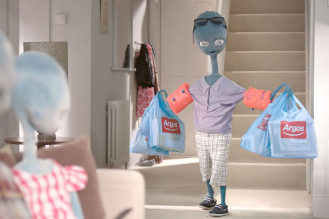 Argos aliens return to pick up in store