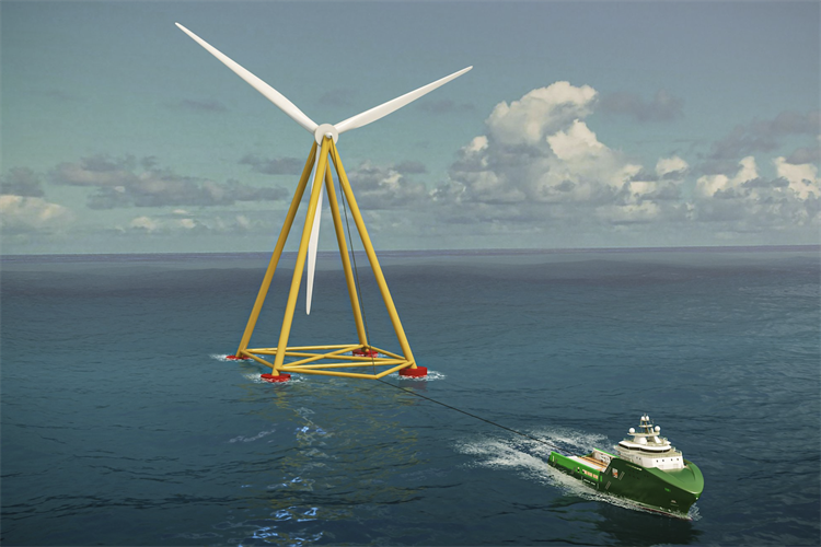 US startup eyes lower floating offshore wind costs with pyramid-shaped ...