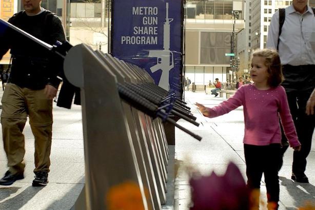 Why Chicago hopes this installation will spark discussion around gun ...
